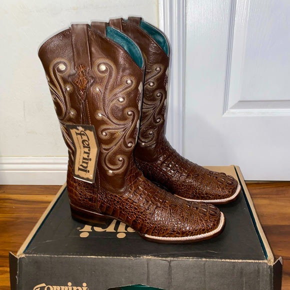 Ferrini | Shoes | Ferrini Alligator Brown Cowboy Boots From Bootbarn ...